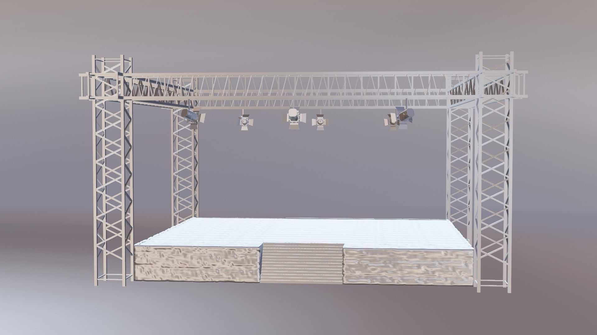 3d model of the scene 3D model | CGTrader