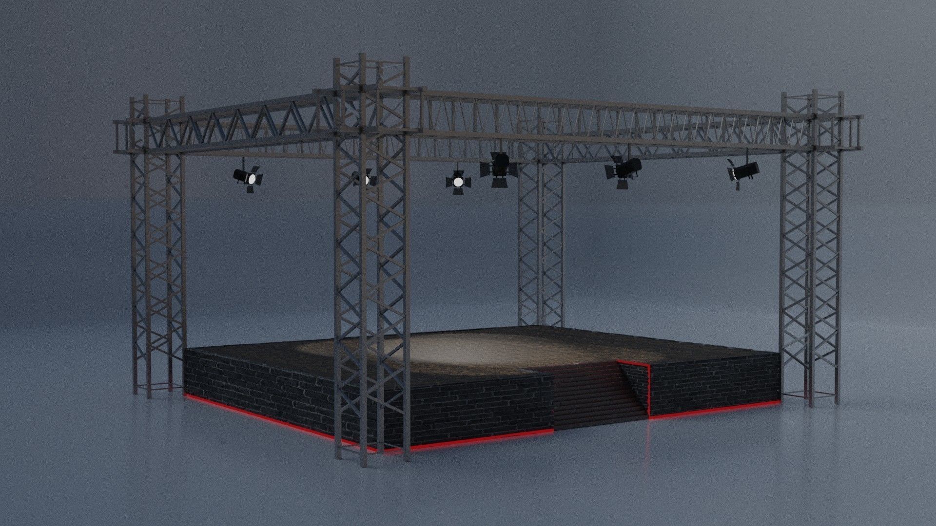 3d model of the scene 3D model | CGTrader