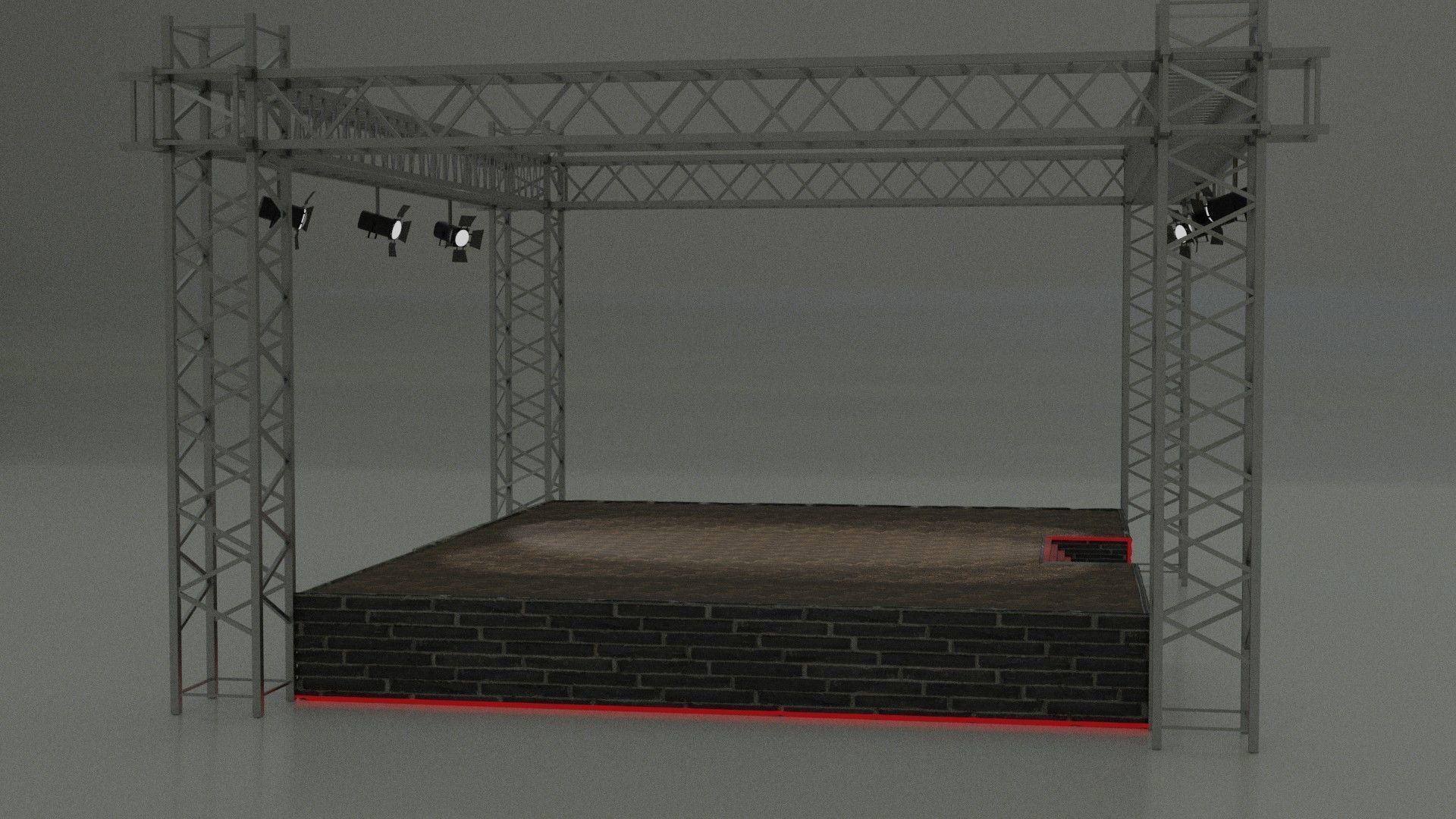 3d model of the scene 3D model | CGTrader