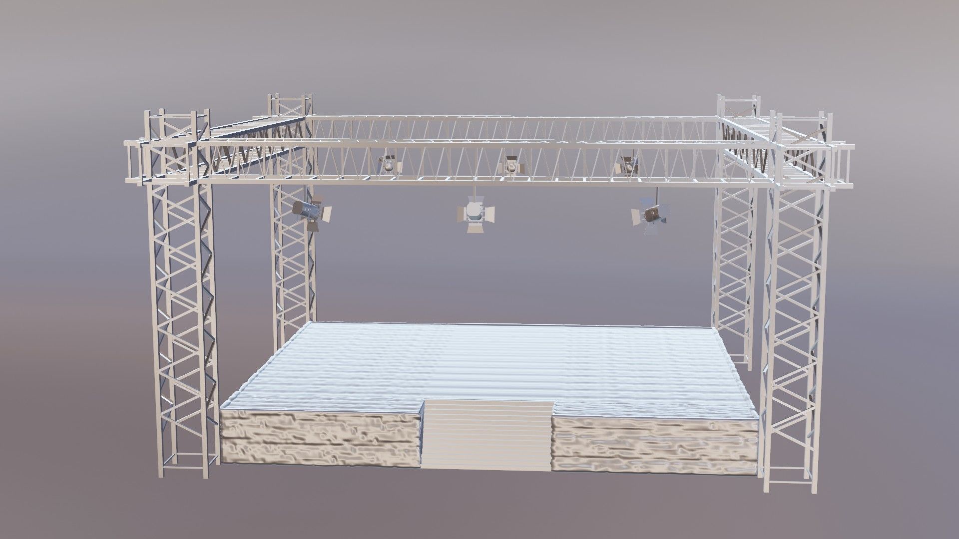 3d model of the scene 3D model | CGTrader