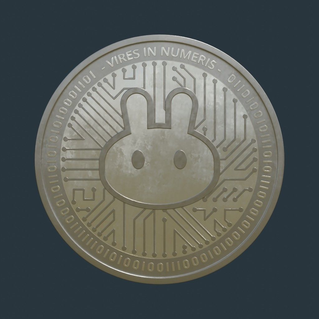 Pancake Swap CAKE - Cryptocurrency Coin 3D model | CGTrader
