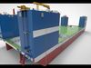 Floating dock 3 drydock 3D model | CGTrader