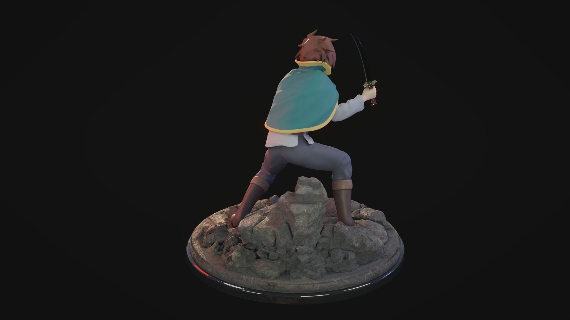 Kazuma from Konosuba 3D model 3D printable | CGTrader