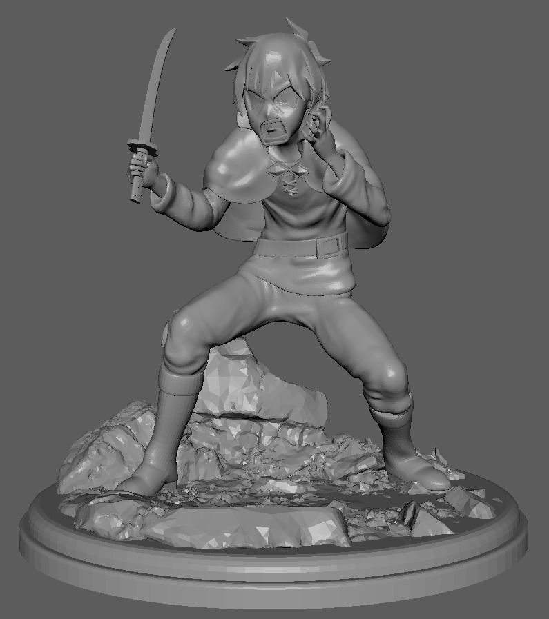 Kazuma from Konosuba 3D model 3D printable | CGTrader