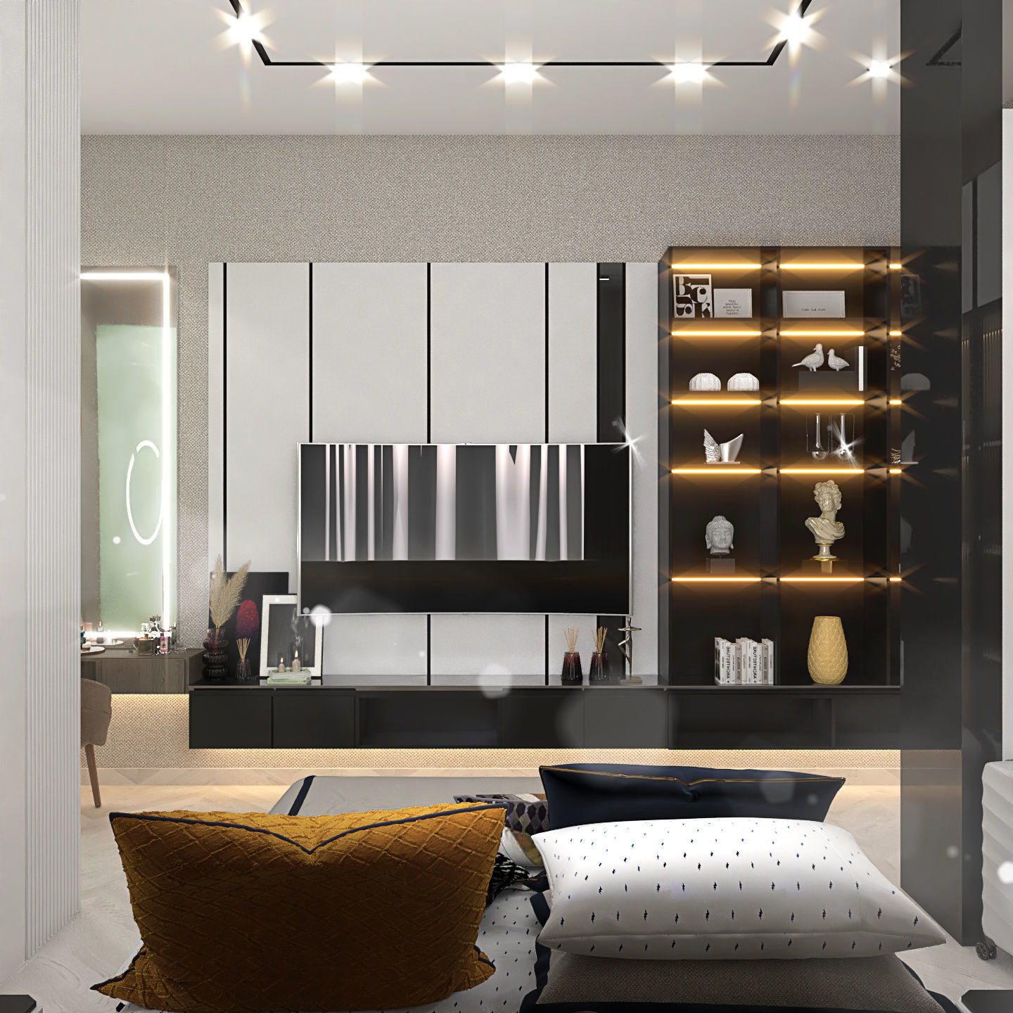 INTERIOR BEDROOM PROJECT 3D MODEL 3D model | CGTrader