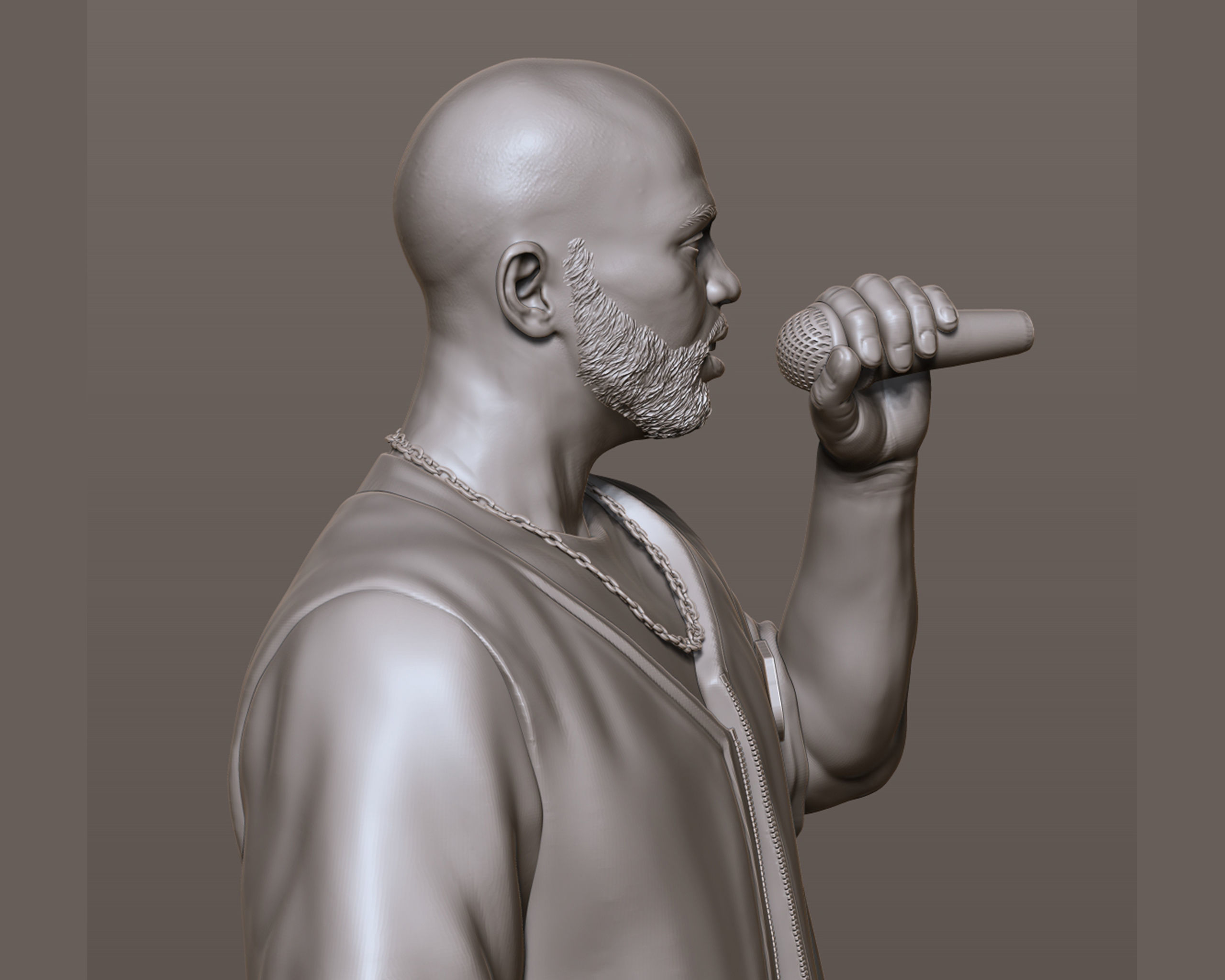 DMX full-body sculpture 3D model 3D printable | CGTrader
