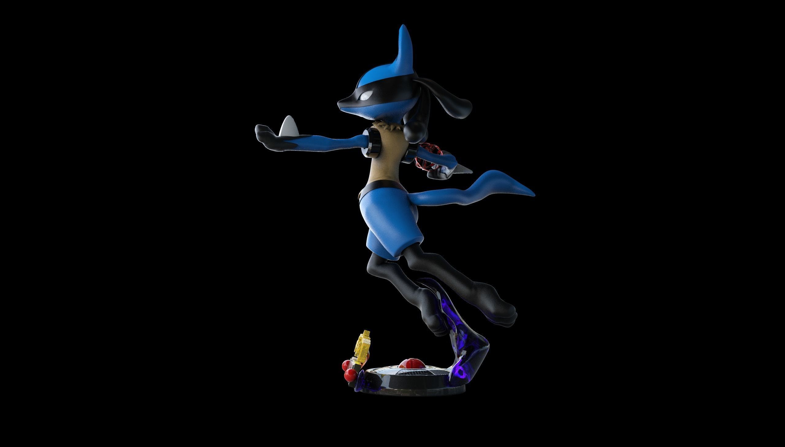 POKEMON - Lucario - Fan Art - 3D print model 3D model 3D printable ...