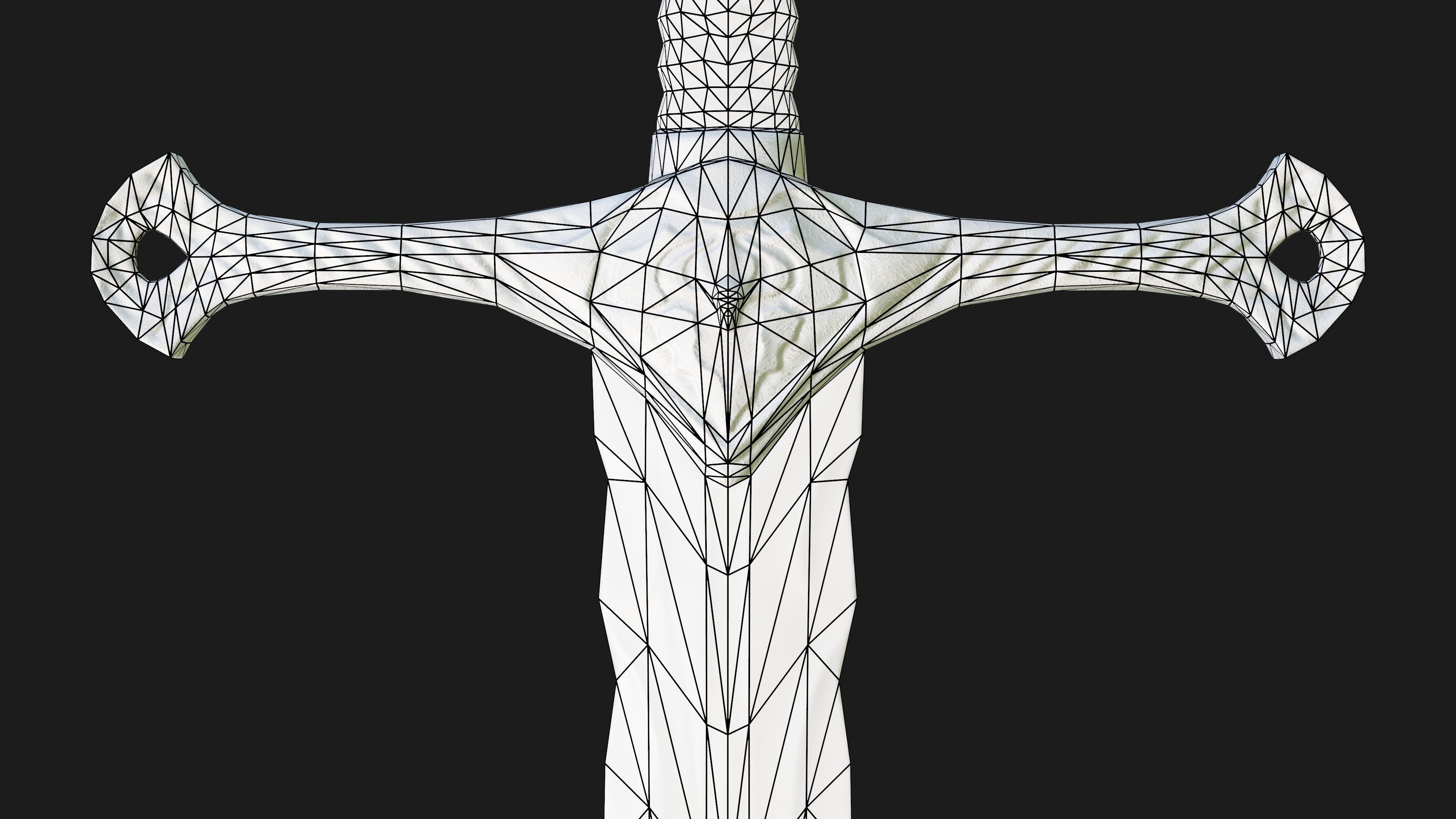 Stylized Swords Weapon PBR low-poly game ready free VR / AR / low-poly ...