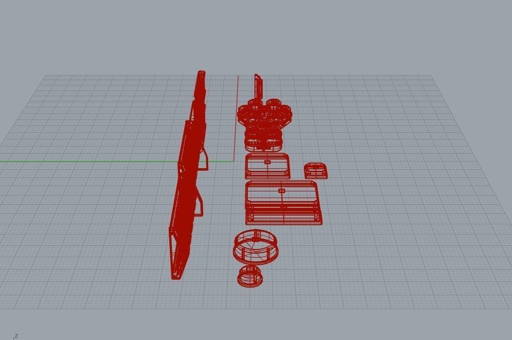 Receivers and Antennas Kitbash Pack 3D model 3D printable | CGTrader