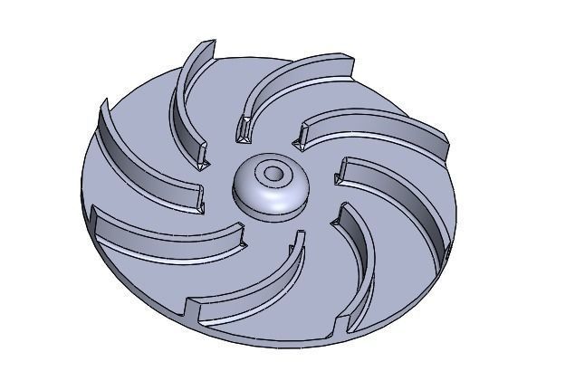 centrifugal impeller fan 3D model | CGTrader