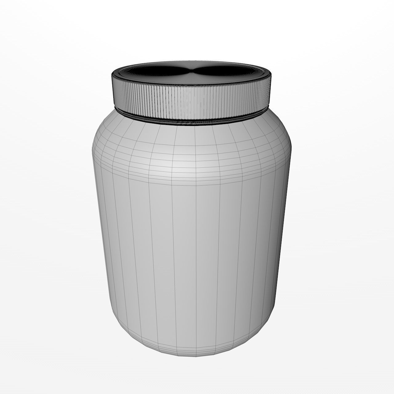 3D model 3D Jar plastic VR / AR / low-poly | CGTrader