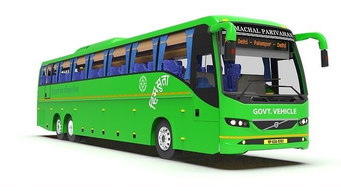 Volvo 9700 Multi Axle bus 3D model | CGTrader