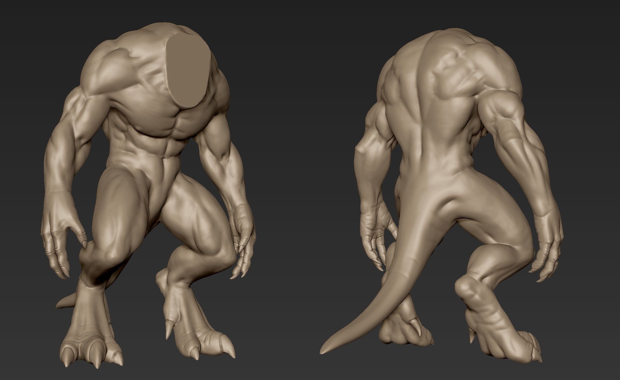 Creature Body Sculpt 18 3D model | CGTrader