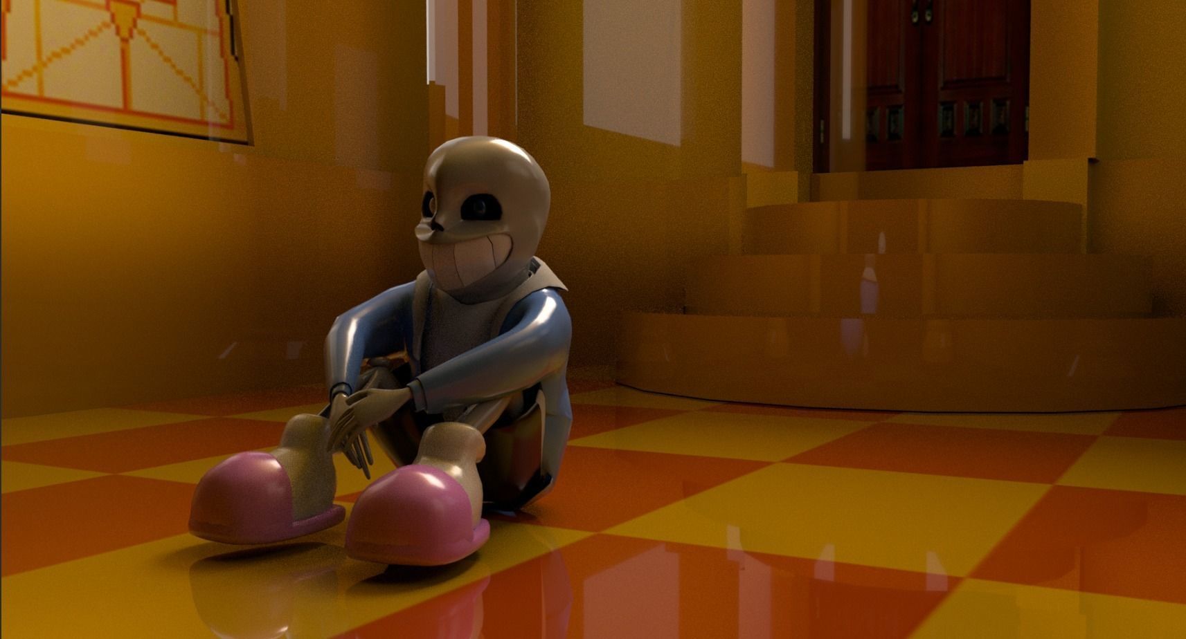 Sans from Undertale 3D model | CGTrader