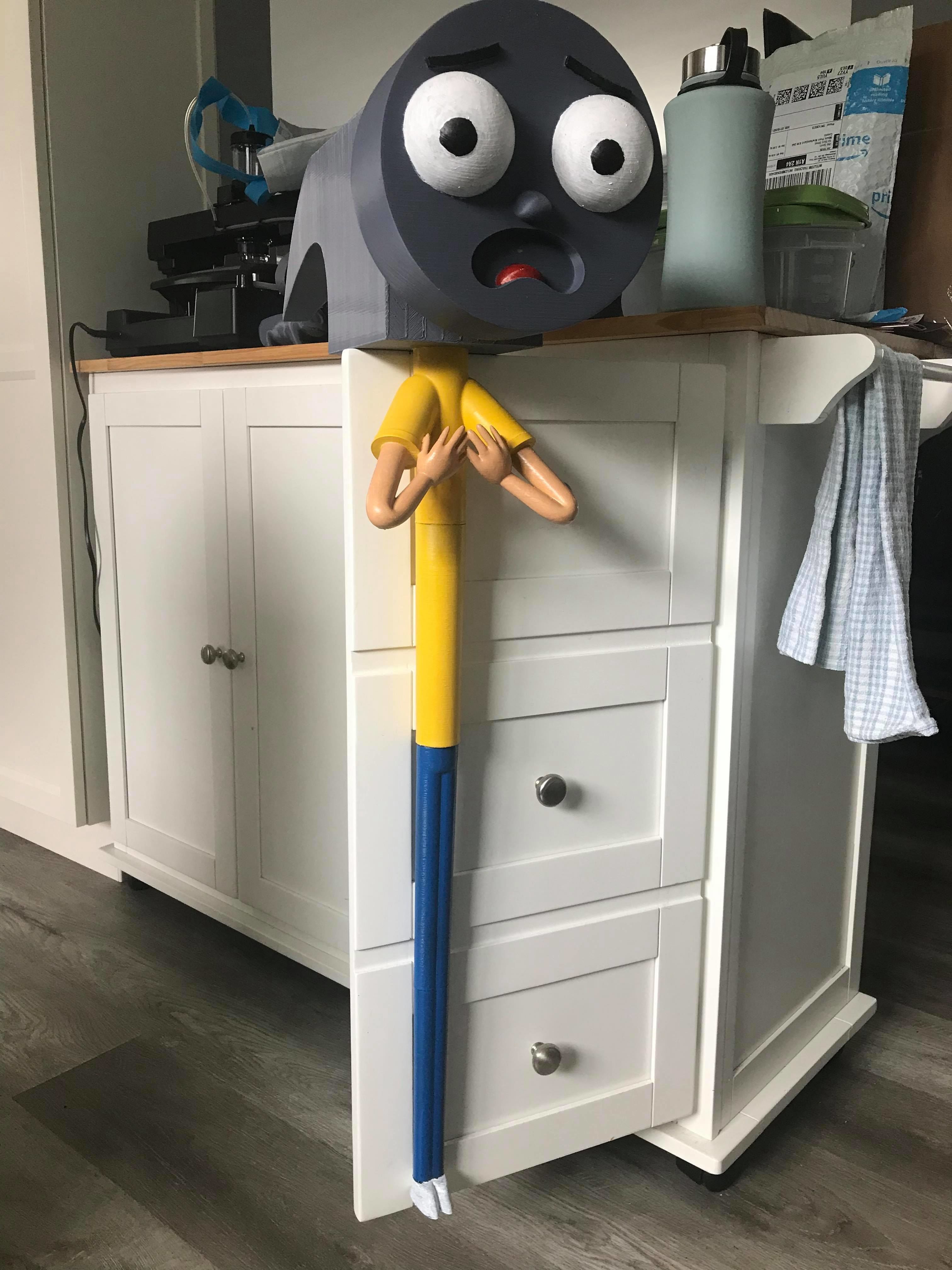 Hammer Head Morty Pick Axe From Fortnite STL Life Sized 3D model 3D ...