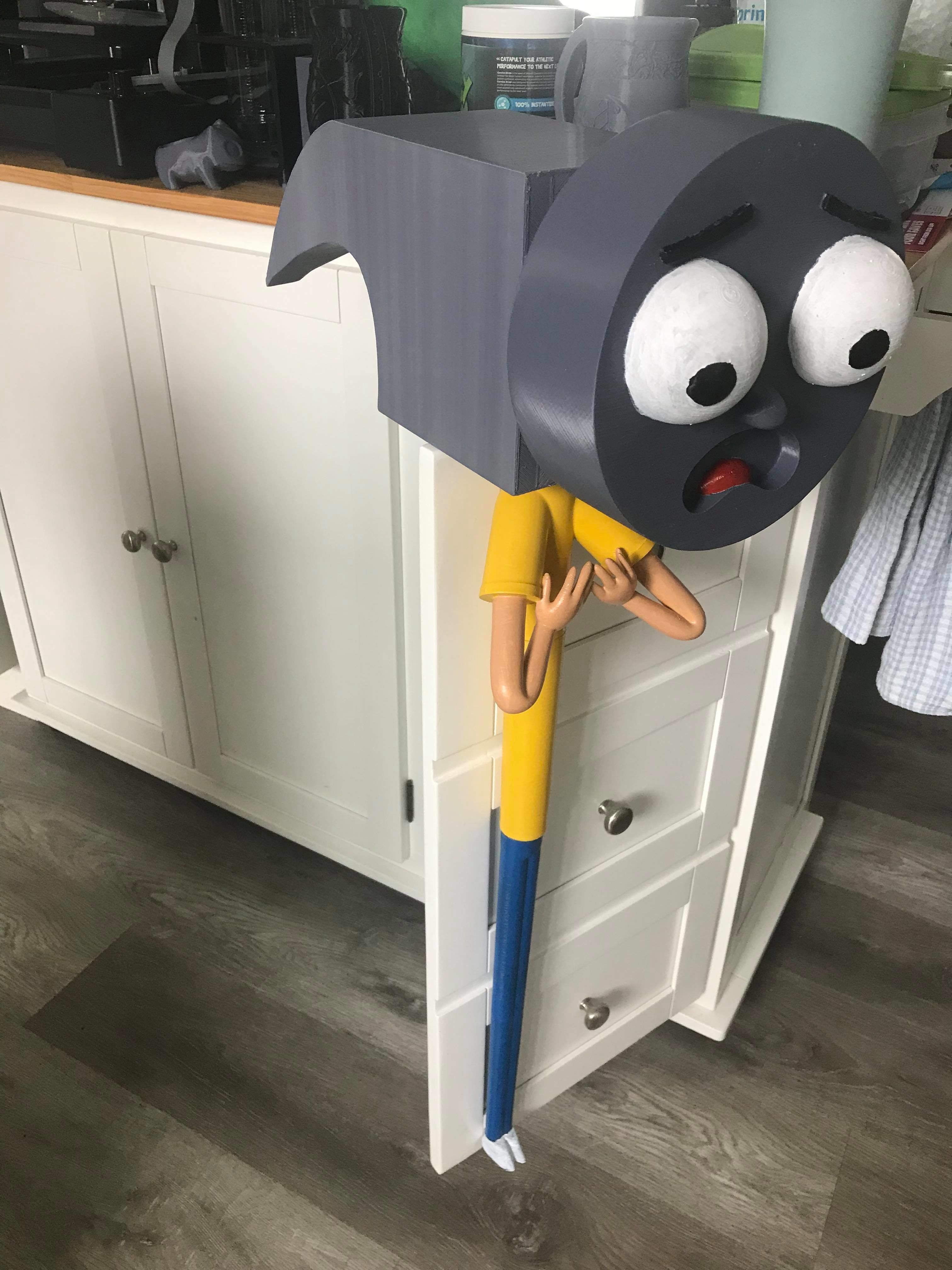 Hammer Head Morty Pick Axe From Fortnite STL Life Sized 3D model 3D ...