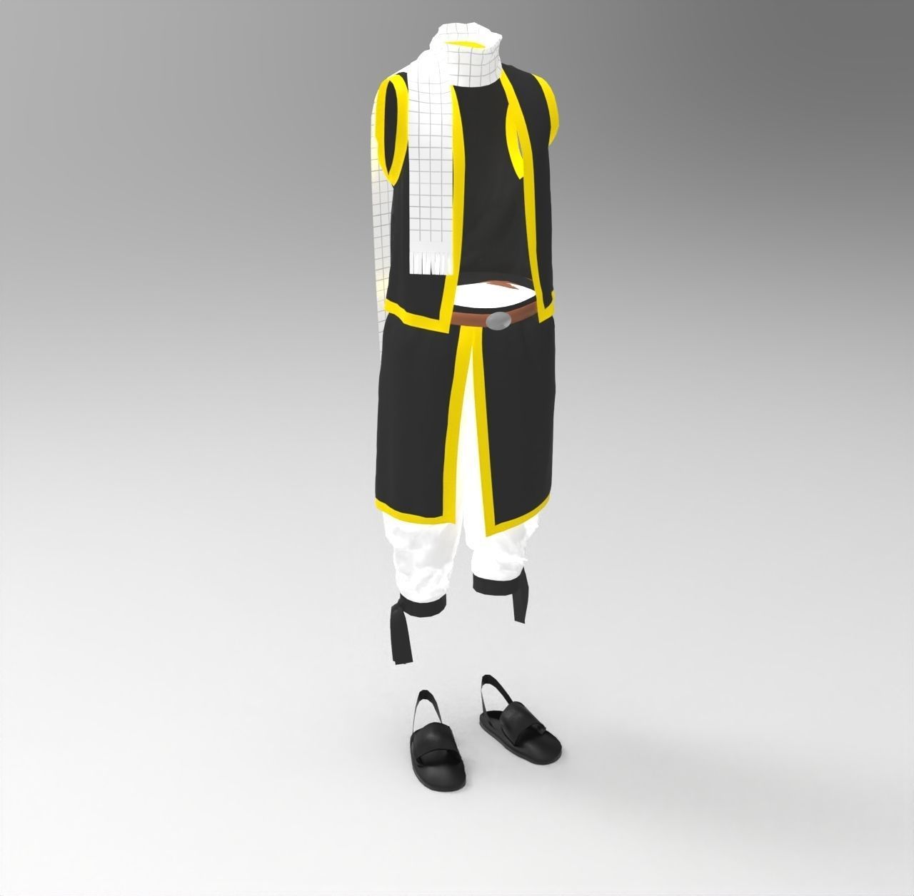 3D Natsu Dragneel Clothes 3D model | CGTrader