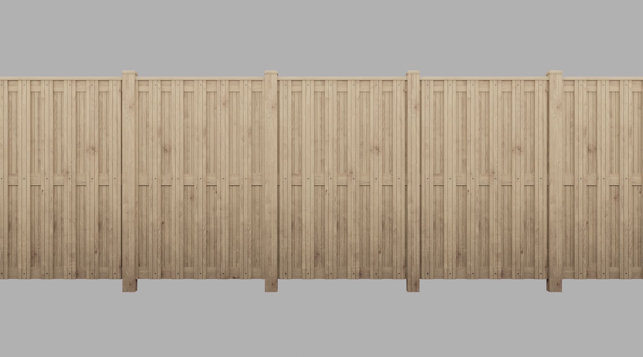 Wooden Fence free 3D model | CGTrader