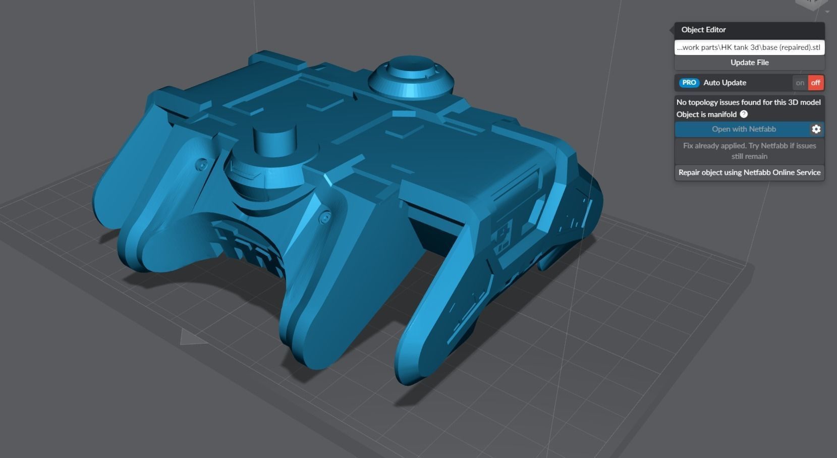 Terminator Hk Tank Scale Model 3d Model 3d Printable Cgtrader