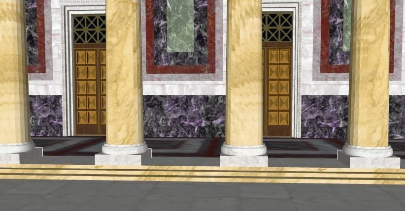 roman palace free 3D model | CGTrader