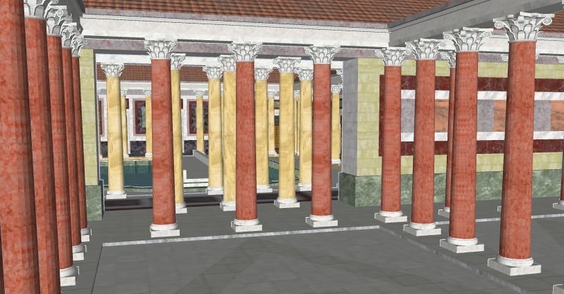 roman palace free 3D model | CGTrader
