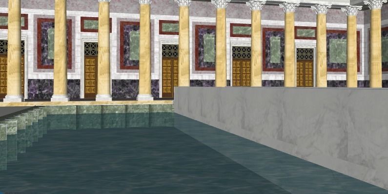 roman palace free 3D model | CGTrader