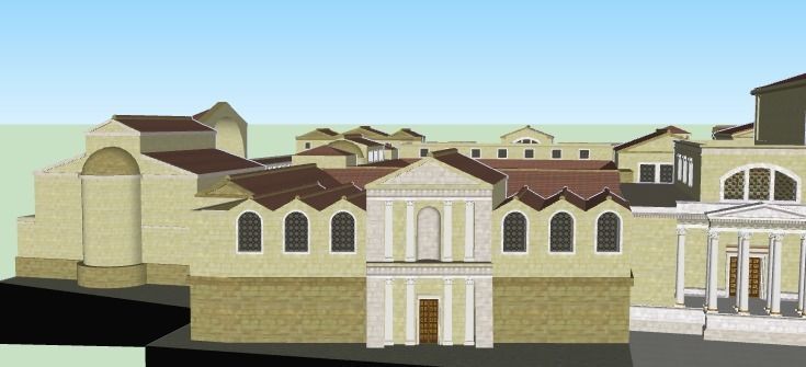roman palace free 3D model | CGTrader
