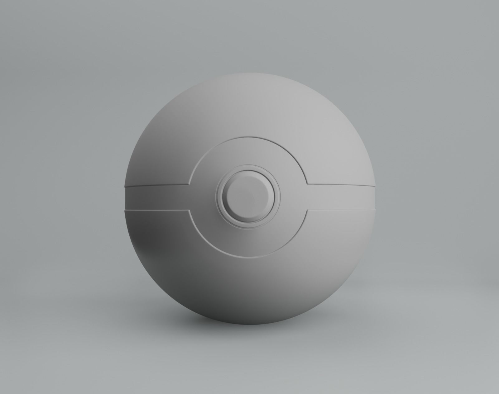 3D model Pokeball Realistic pokemon ball VR / AR / low-poly | CGTrader