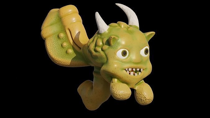 High On Life Concept Gun - Pervy free 3D model animated rigged | CGTrader