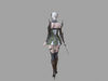 3D model Silvia female elf in armor VR / AR / low-poly rigged animated ...