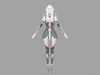3D model Silvia female elf in armor VR / AR / low-poly rigged animated ...