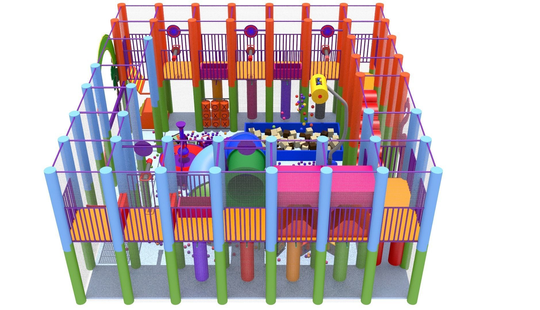 Indoor Playground 3D model | CGTrader