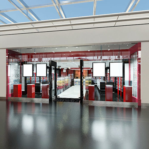Complete Retail Scene 3D model | CGTrader