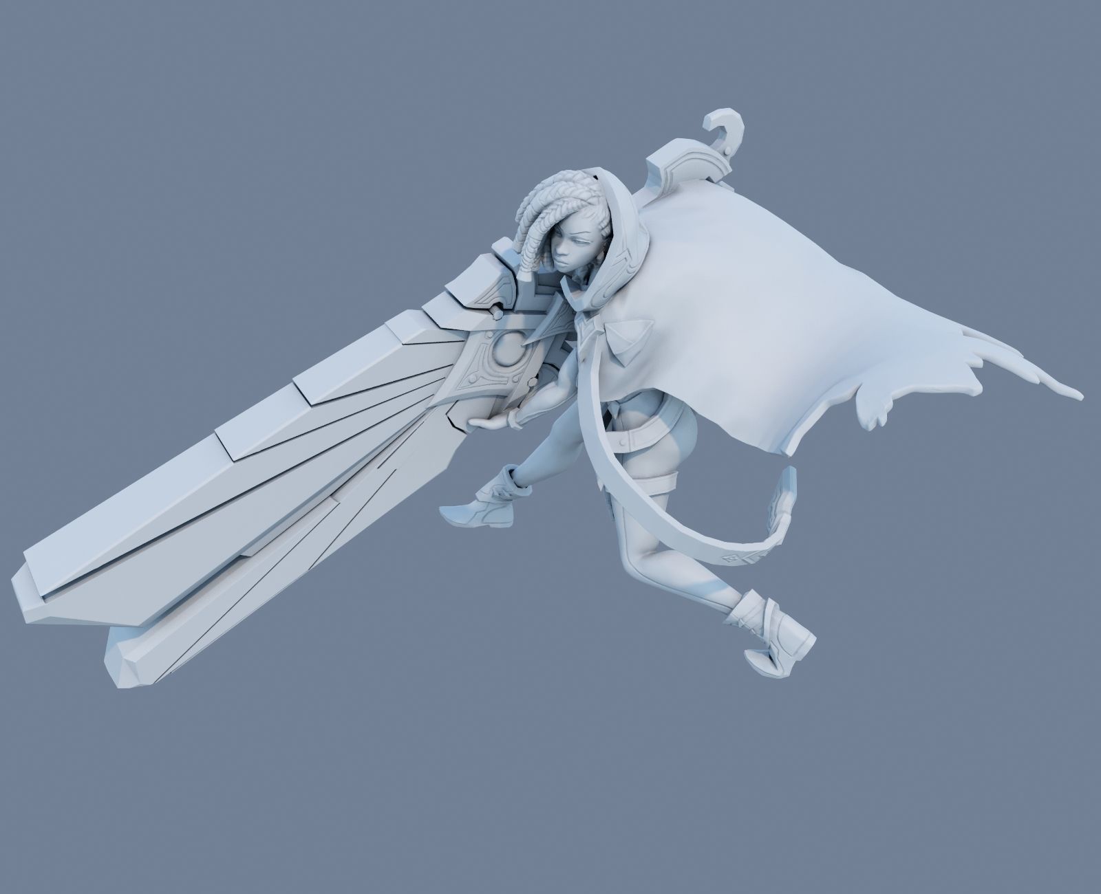 Senna League of Legends 3D print model free 3D model 3D printable ...