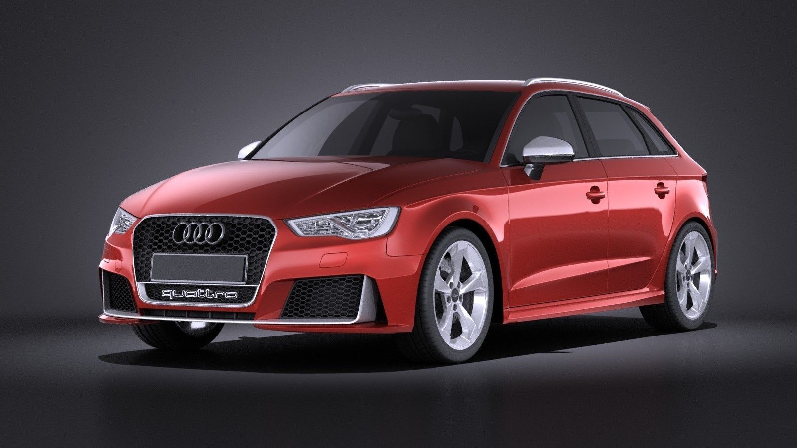 Audi RS3 Sportback 2016 VRAY 3D model | CGTrader