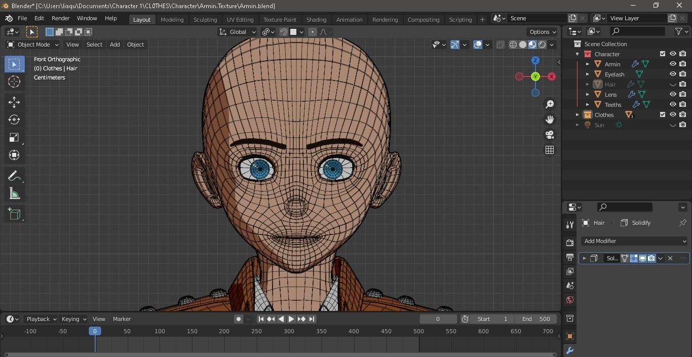 Armin AttackOnTitian free 3D model | CGTrader