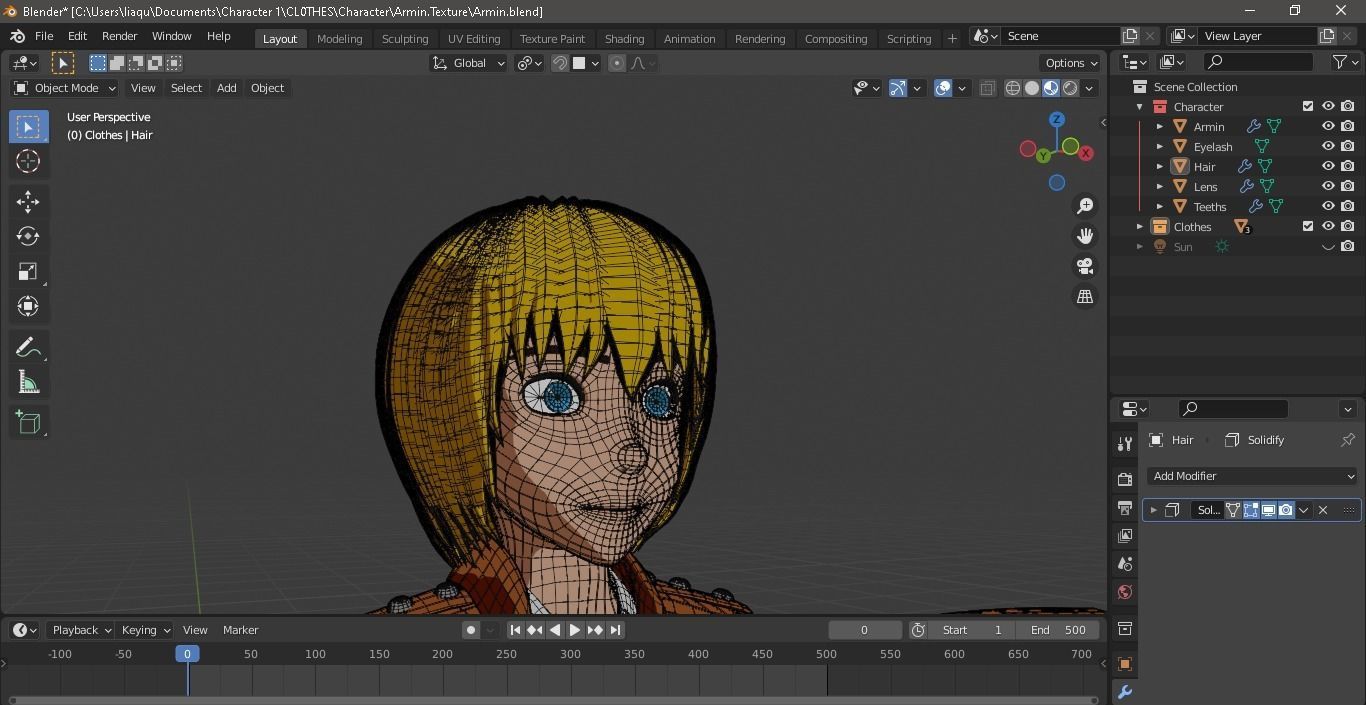 Armin AttackOnTitian free 3D model | CGTrader