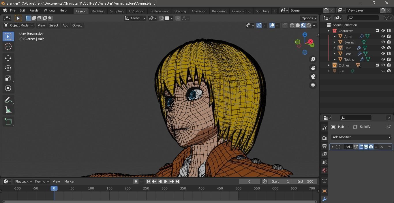 Armin AttackOnTitian free 3D model | CGTrader