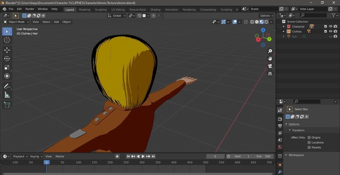 Armin AttackOnTitian free 3D model | CGTrader