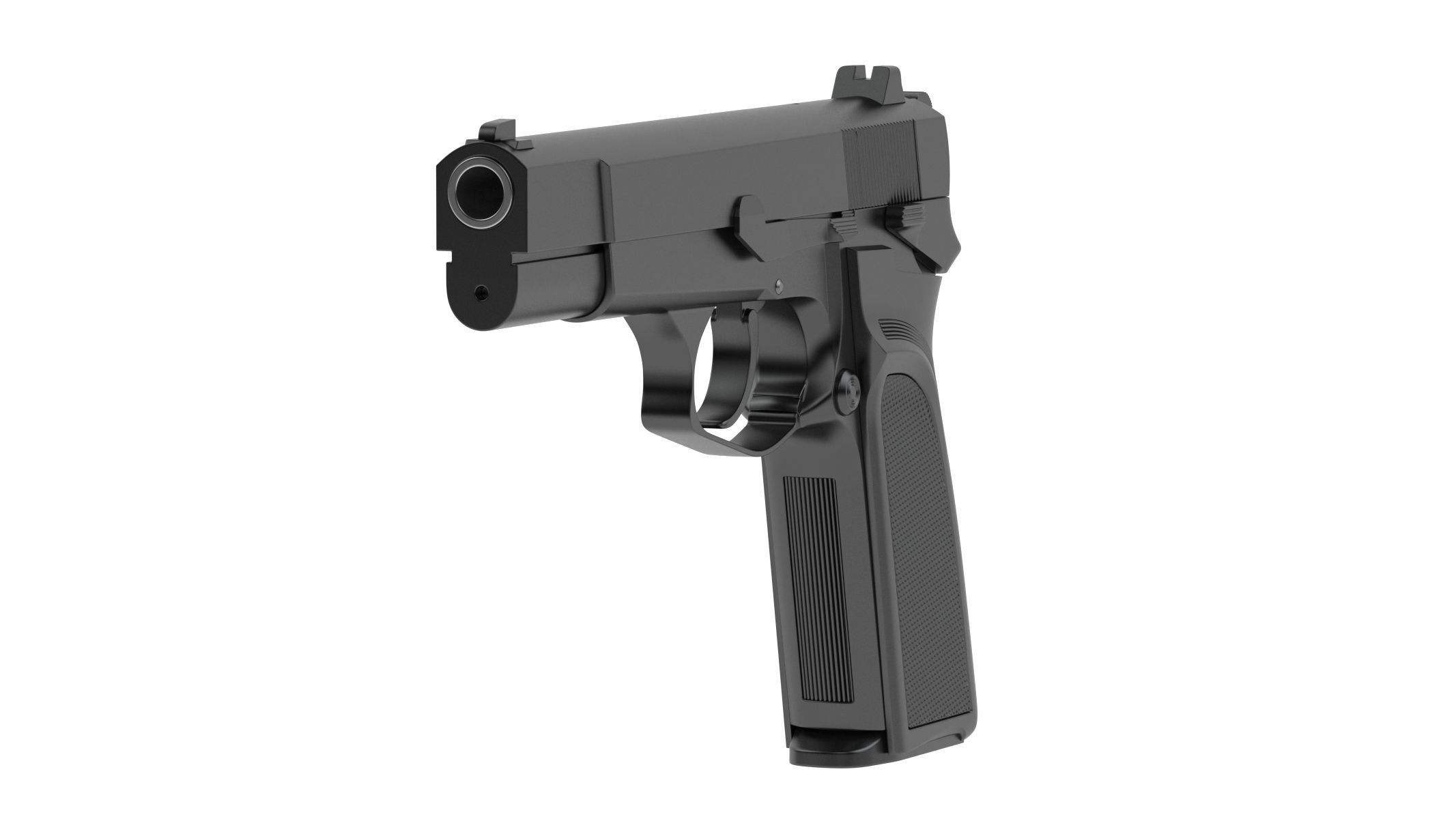 FN HP-DA Pistol 3D model | CGTrader