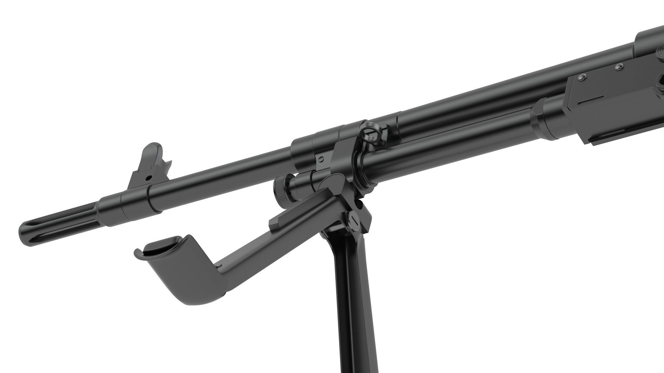 FN MAG Machine Gun 3D model | CGTrader