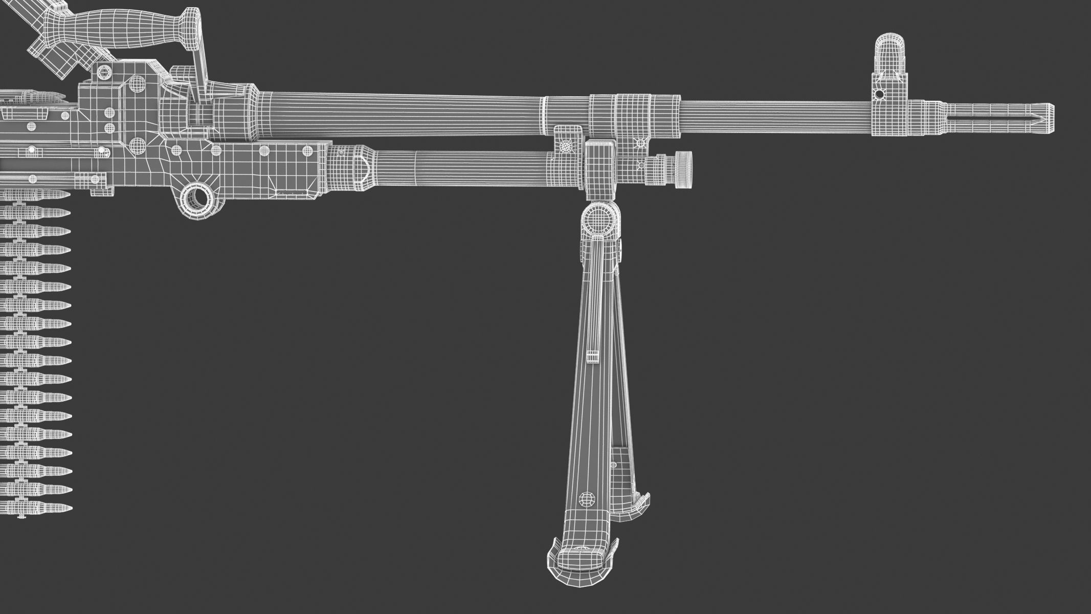 FN MAG Machine Gun 3D model | CGTrader