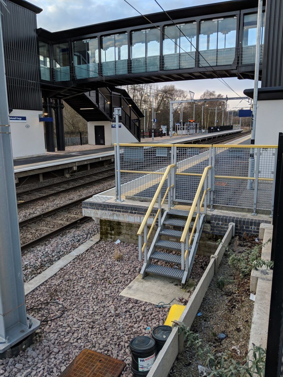 Model Railway Platform Access Steps and Access Gate 3D model 3D ...