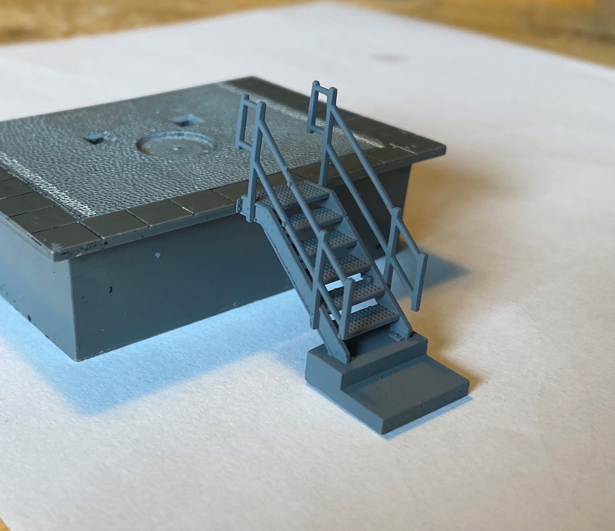 Model Railway Platform Access Steps and Access Gate 3D model 3D ...