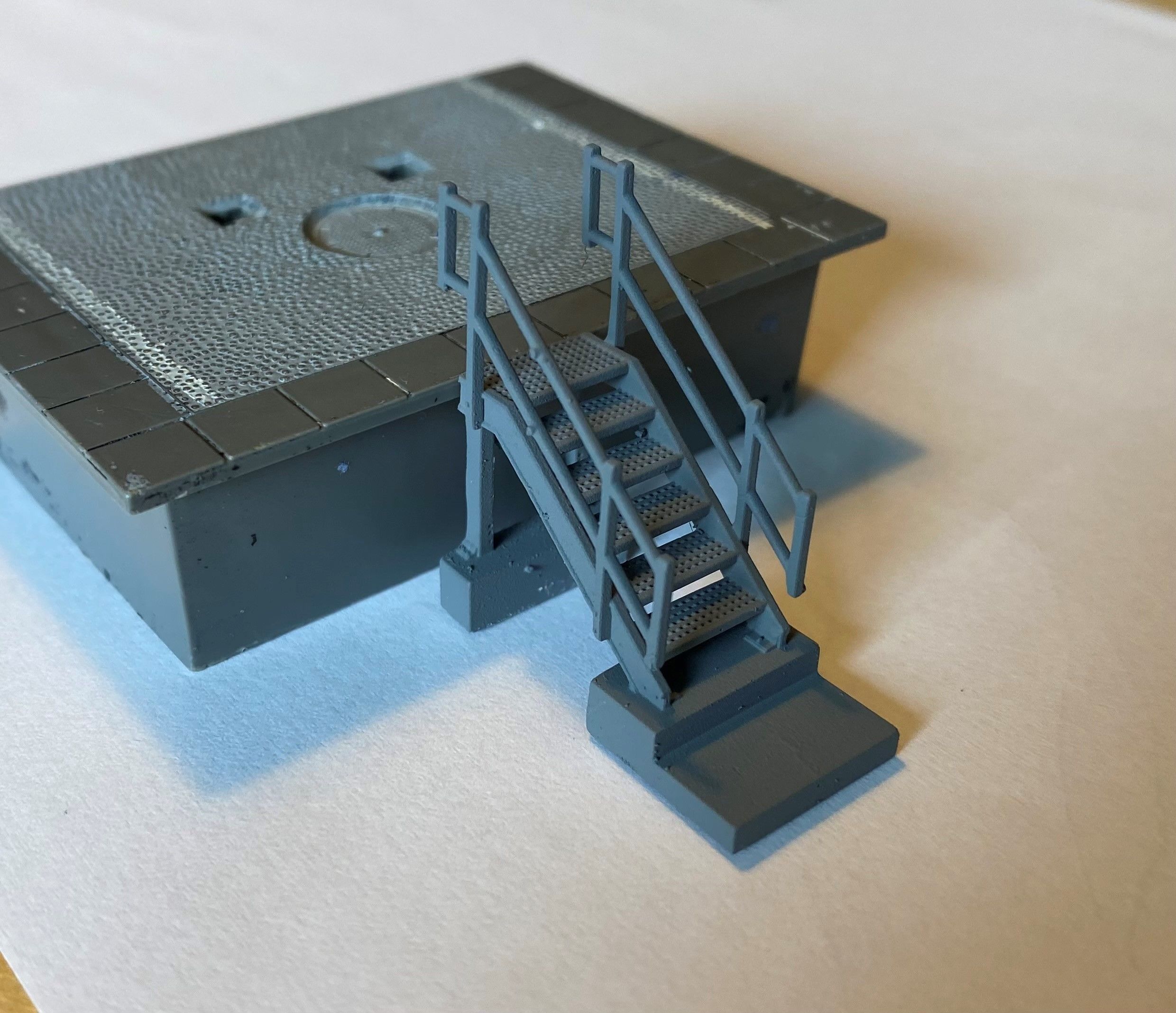 Model Railway Platform Access Steps and Access Gate 3D model 3D ...