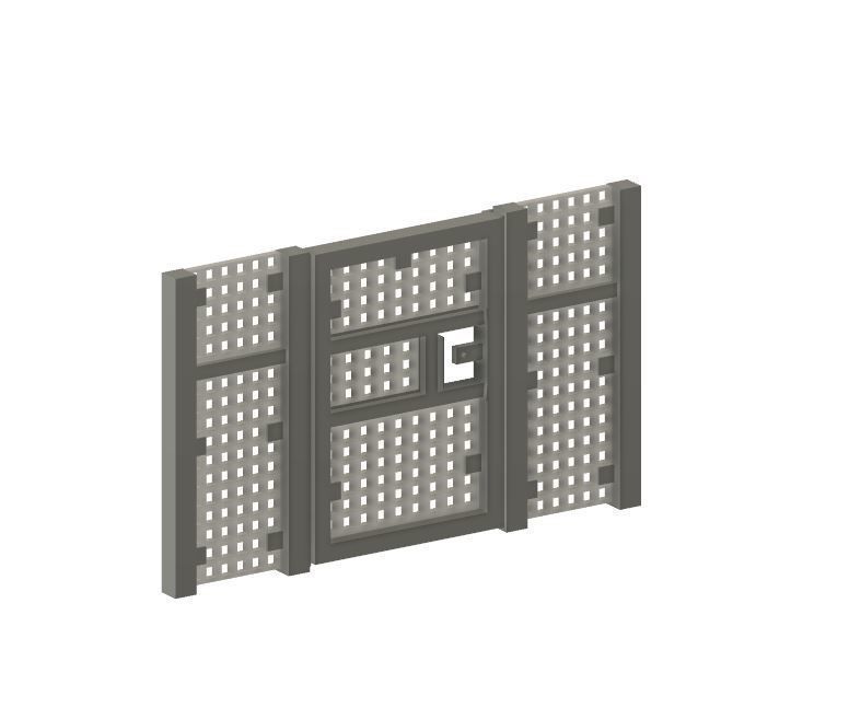 Model Railway Platform Access Steps and Access Gate 3D model 3D ...