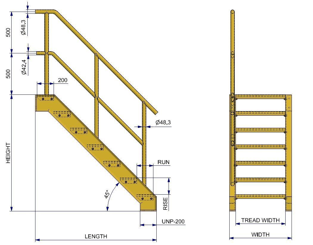 Model Railway Platform Access Steps and Access Gate 3D model 3D ...