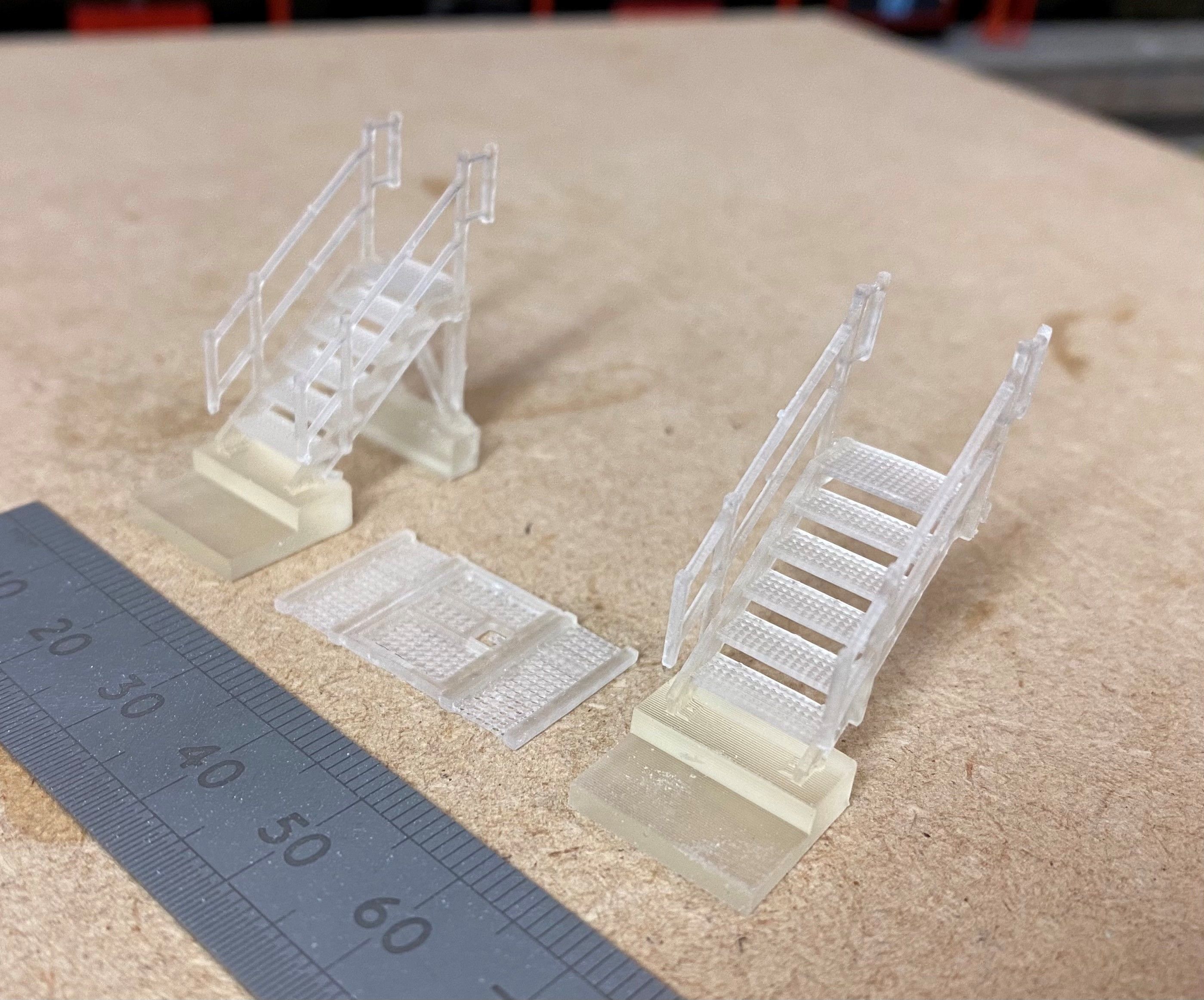 Model Railway Platform Access Steps and Access Gate 3D model 3D ...