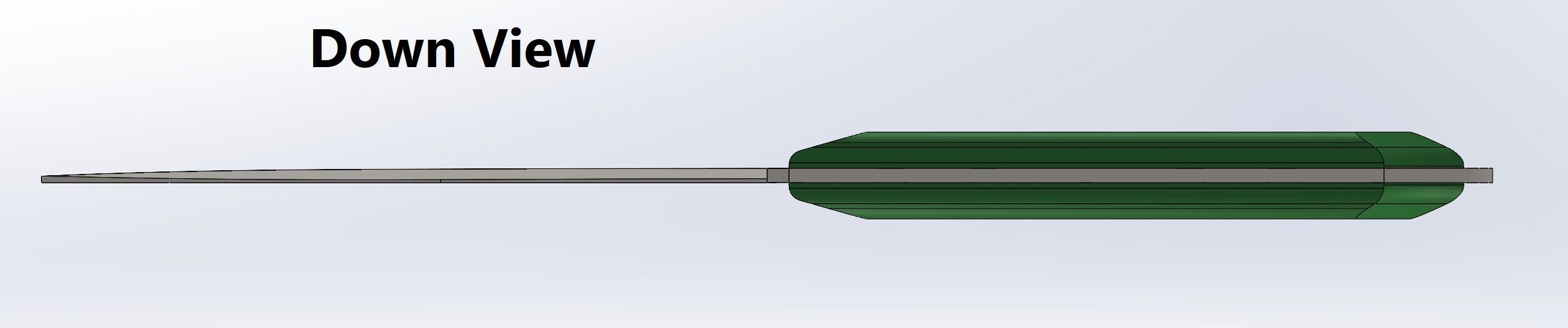 Knife Design 1 - SolidWorks CAD Model 3D model rigged | CGTrader