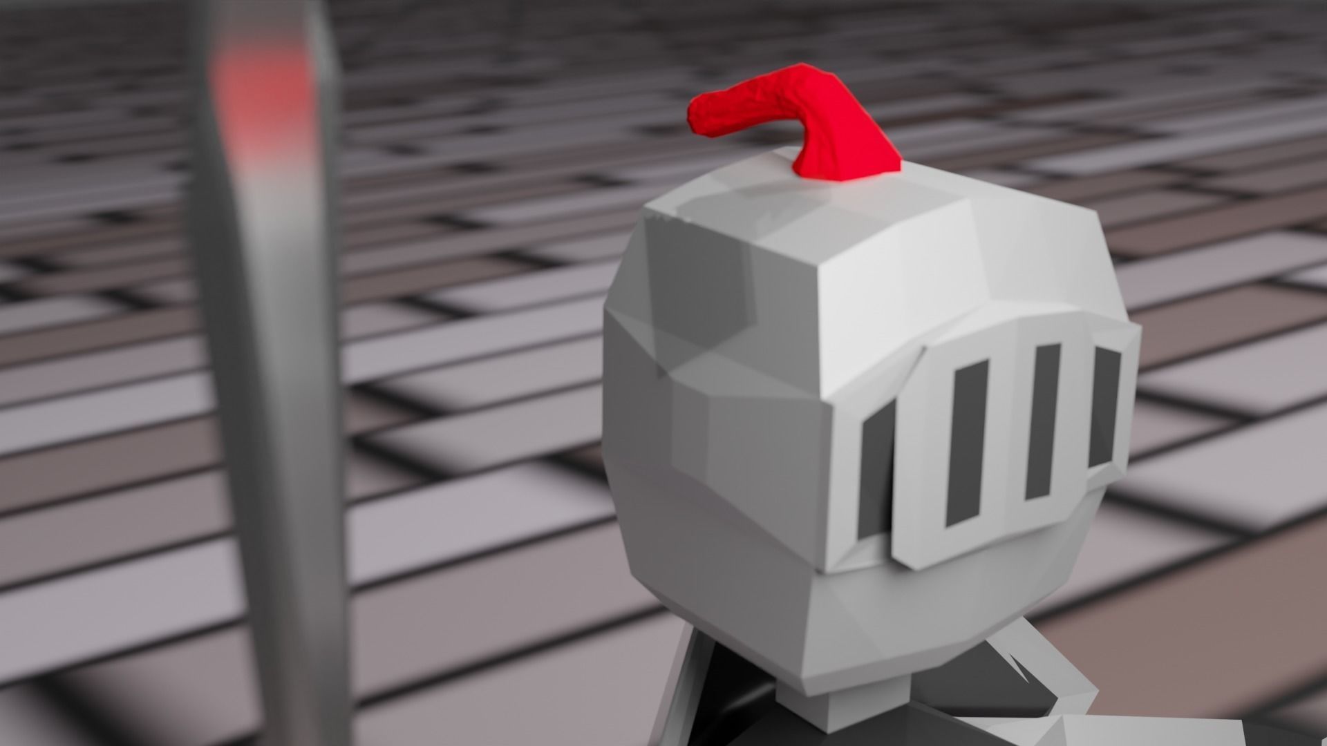 3D model Low-Poly Knight Sword Shield VR / AR / low-poly | CGTrader